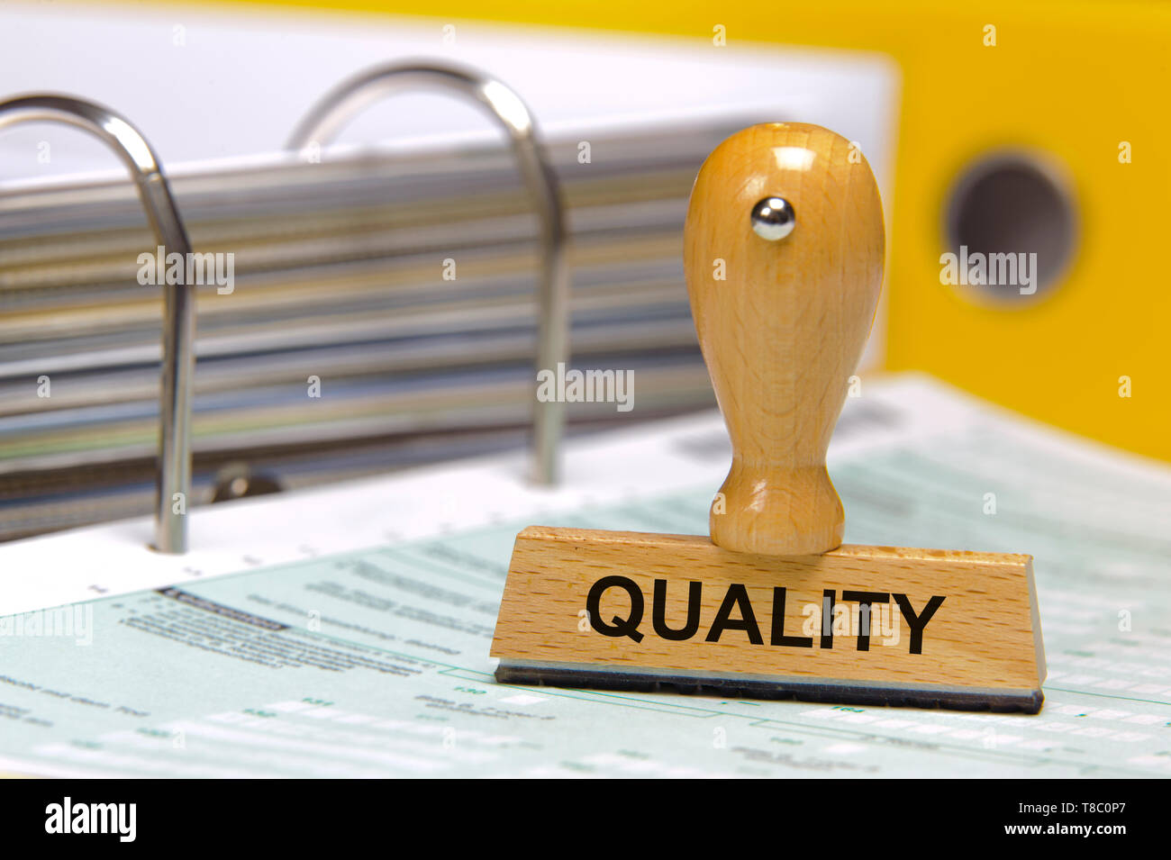 Quality certificate hi-res stock photography and images - Alamy
