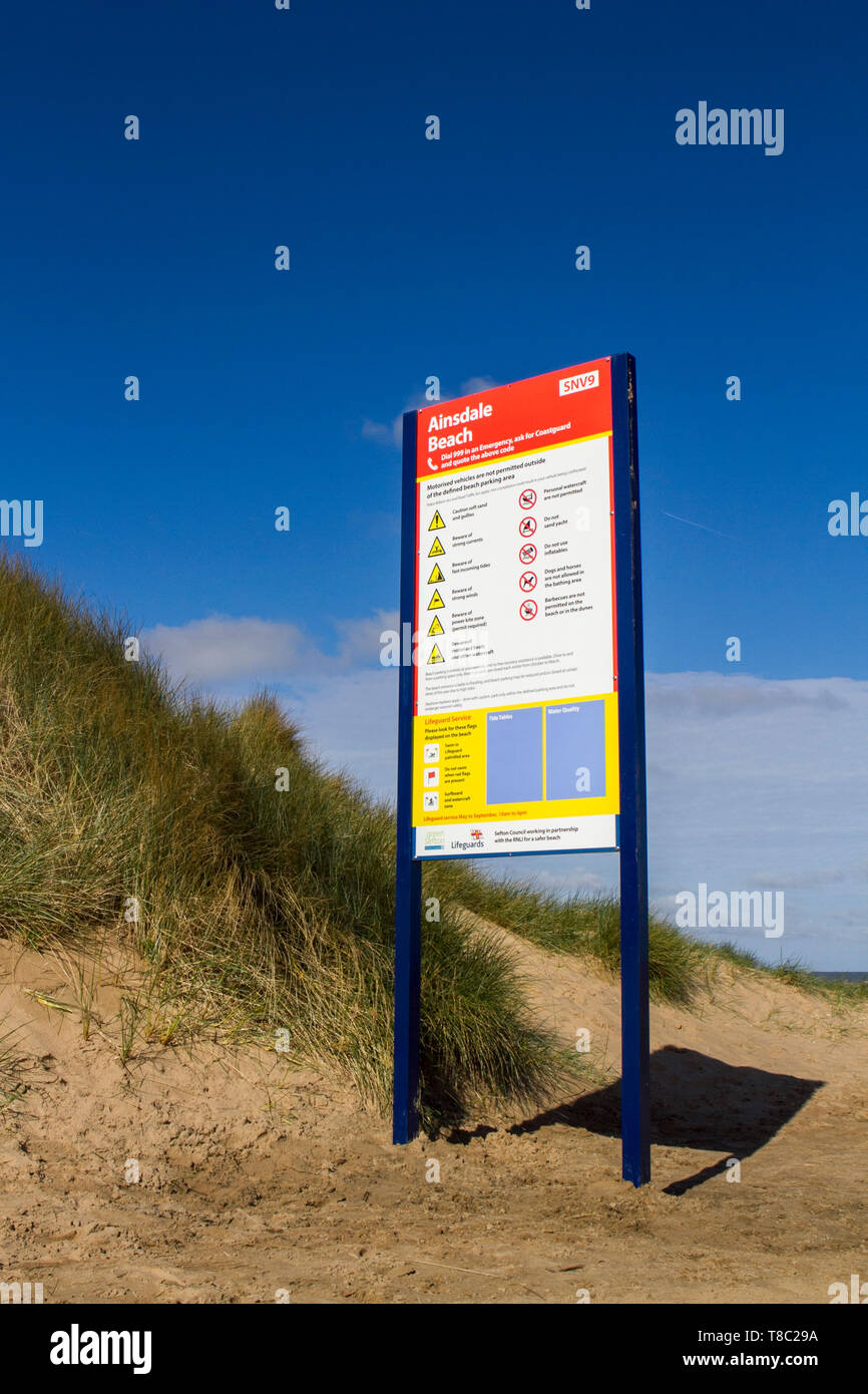 Beach rules and regulations sign hi-res stock photography and images ...