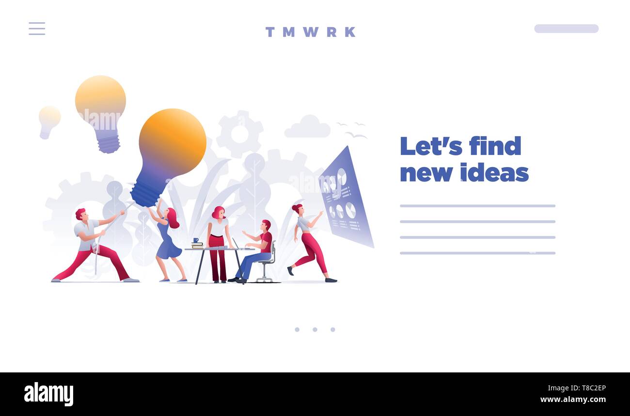 Business people meeting and brainstorming and search, find and hunt new ...