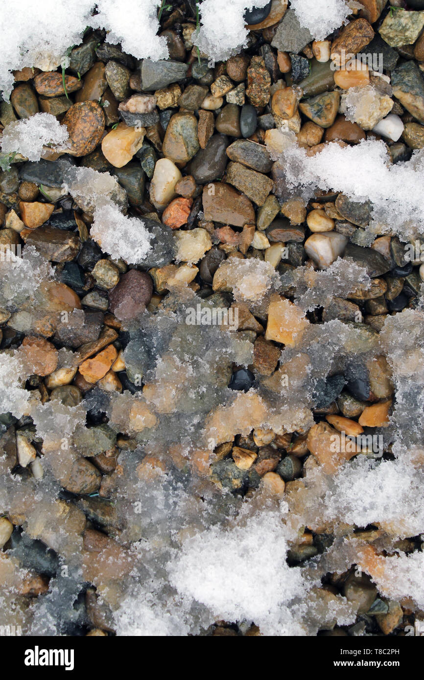 Snowmelt patterns hi-res stock photography and images - Alamy