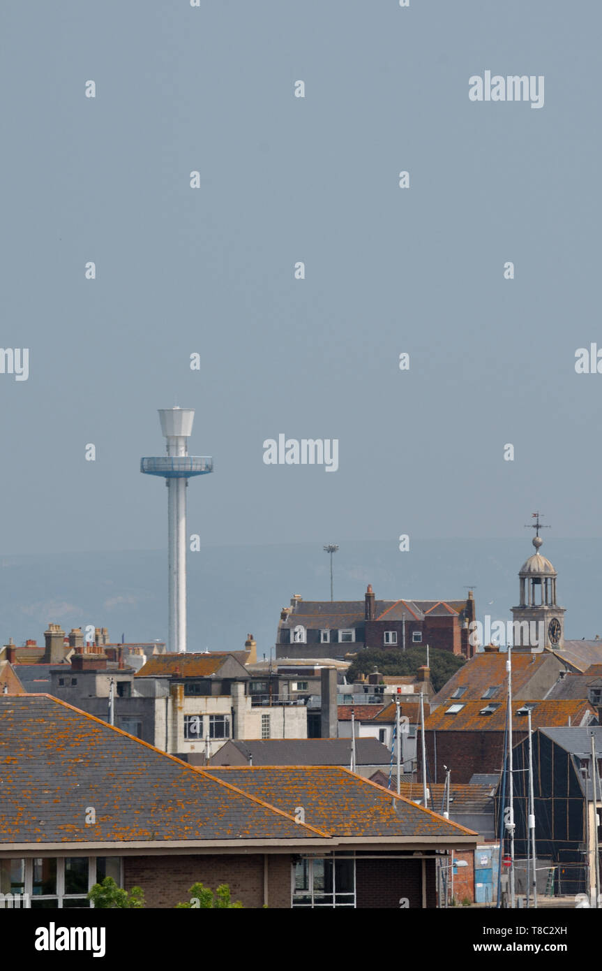 View towards the Jurassic Skyline Tower at Weymouth Stock Photo - Alamy