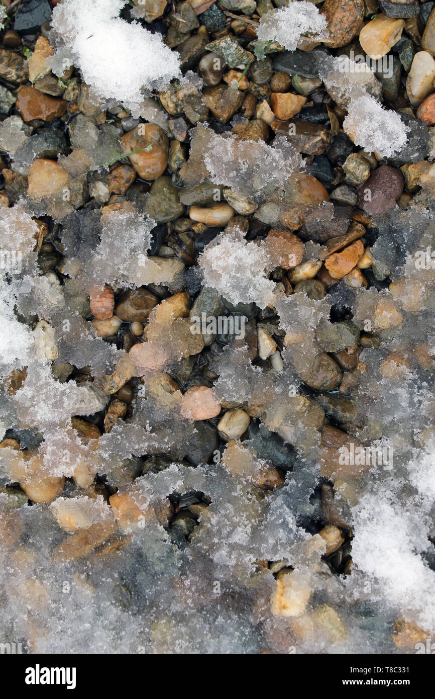 Snowmelt patterns hi-res stock photography and images - Alamy