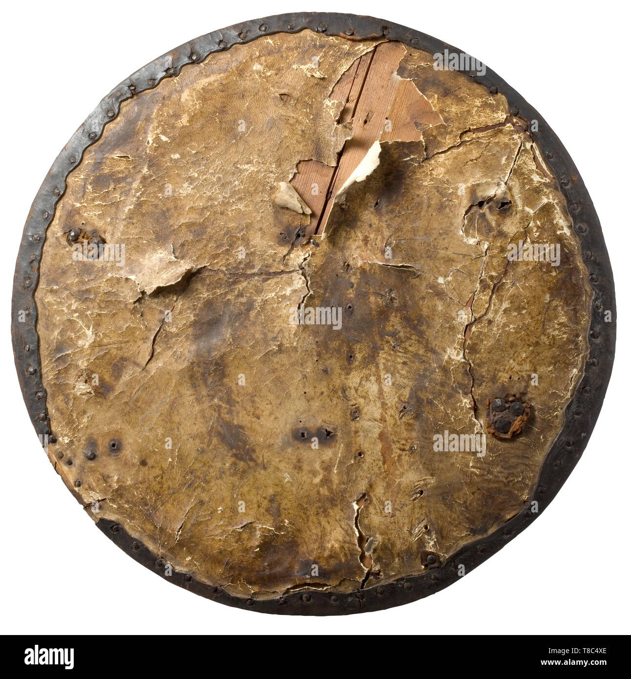 An Italian wooden round shield, 2nd half of 16th century Wooden round ...