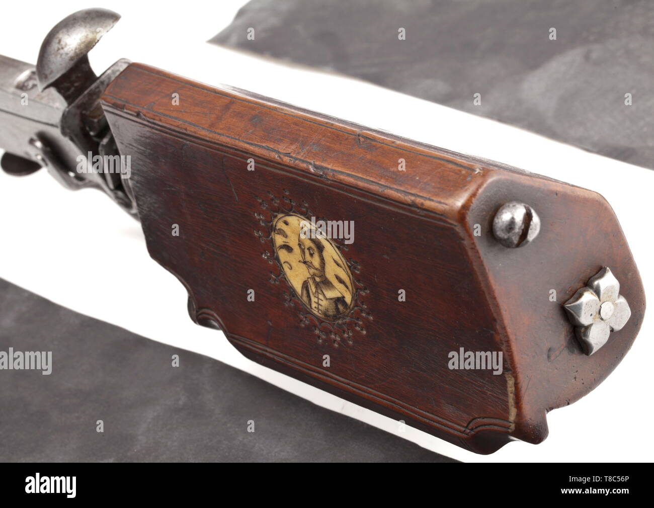 A German stonebow, circa 1600 Strong, iron bow with braided hemp string ...