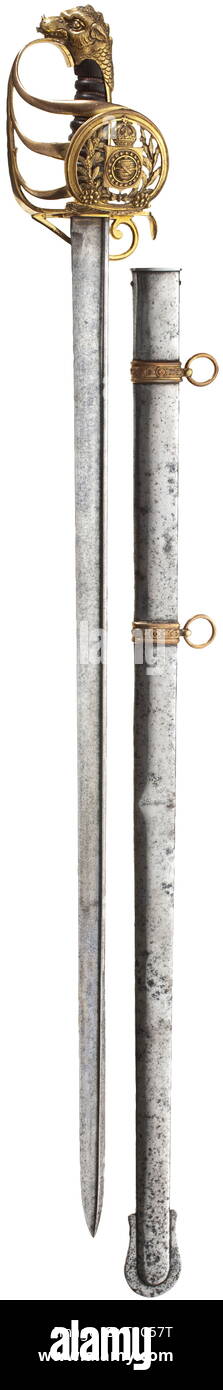 A heavy cavalry sword for officers of the Imperial Lifeguard of Dom ...