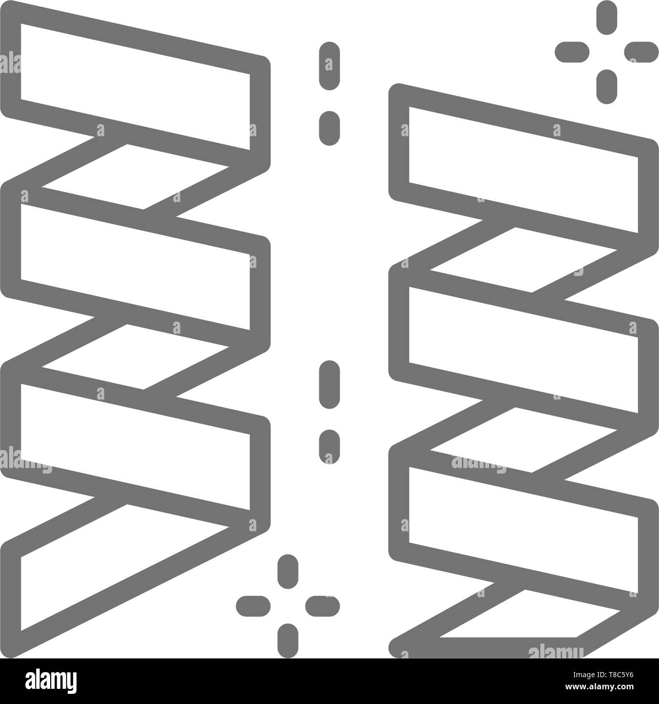 Streamer lined Stock Vector Images - Alamy