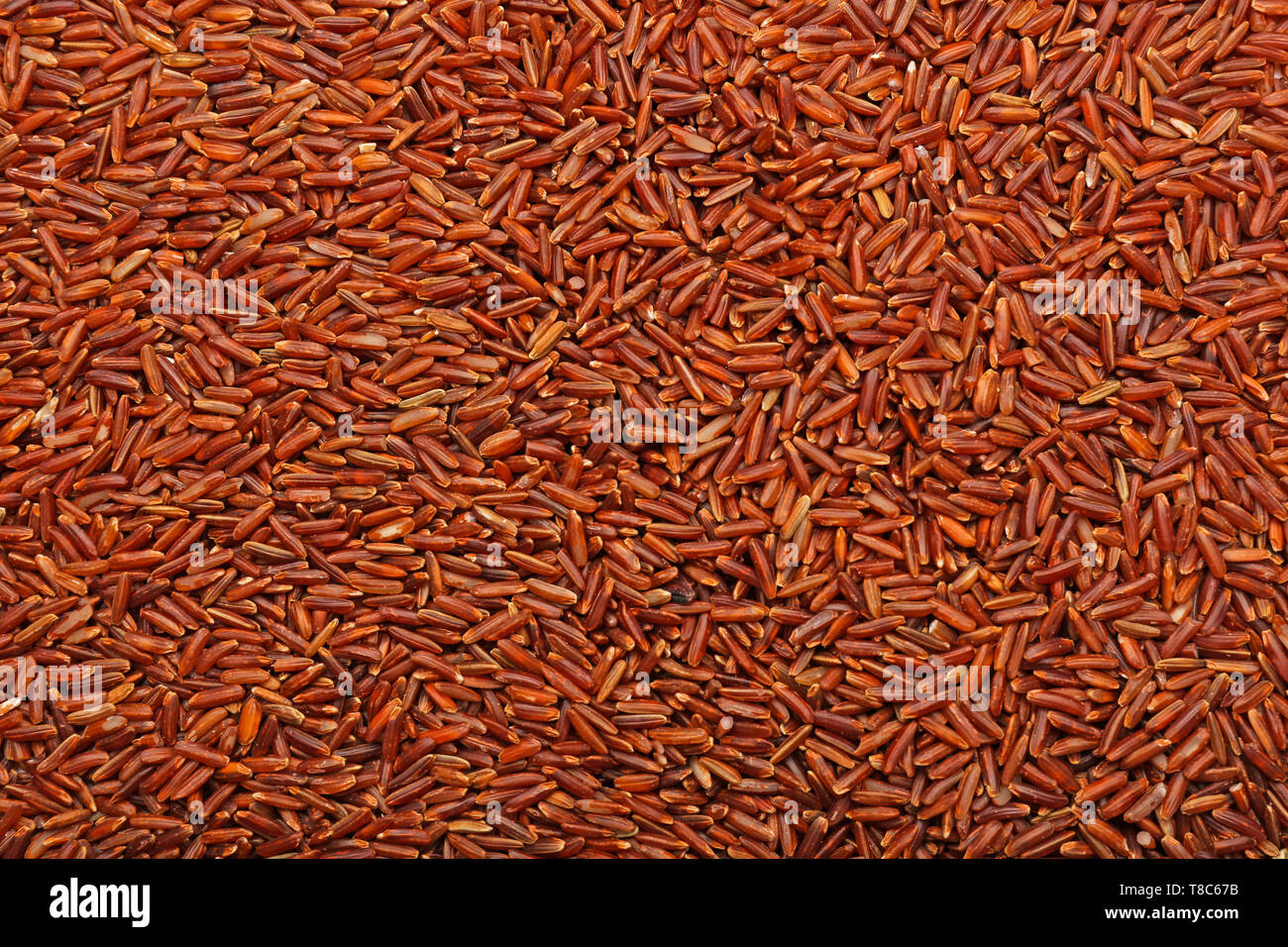 Red rice as background Stock Photo - Alamy