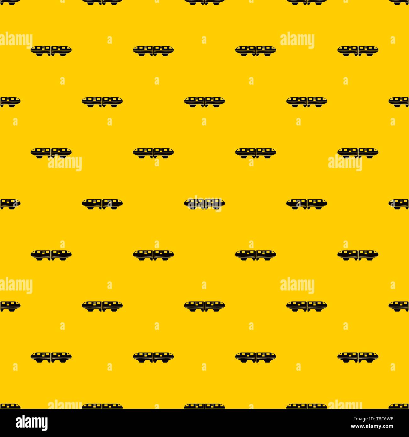 Monorail train pattern vector Stock Vector Image & Art - Alamy