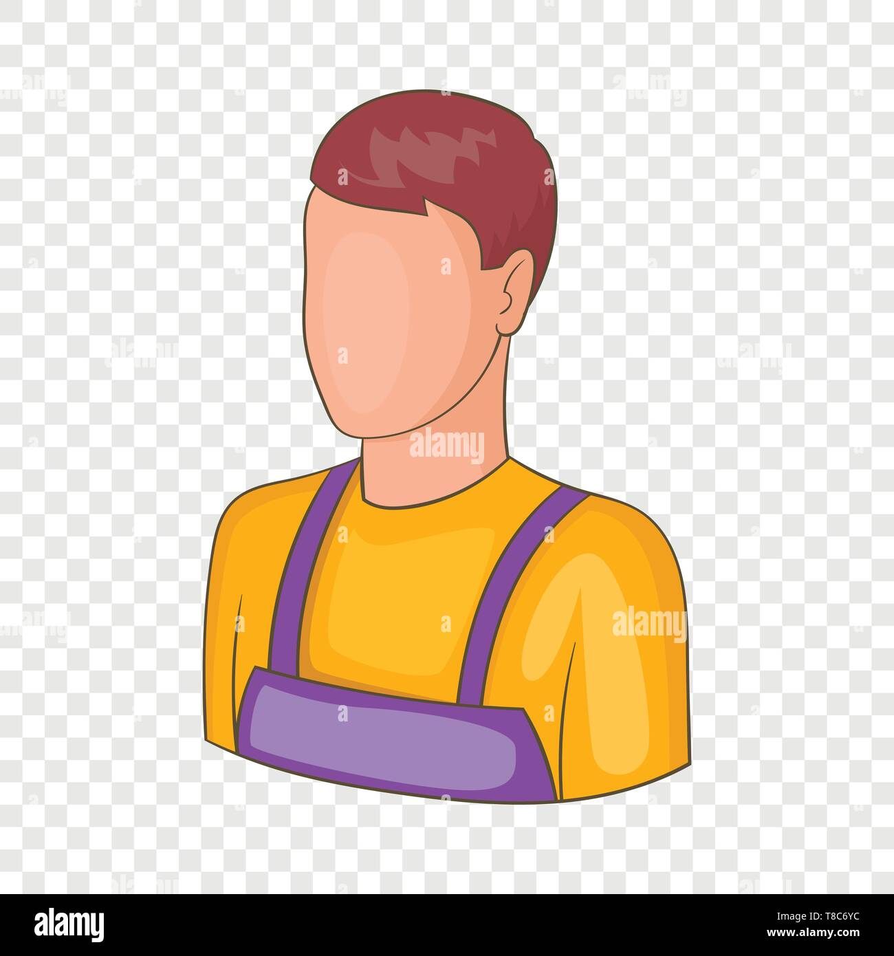 Warehouse worker icon, cartoon style Stock Vector Image & Art - Alamy