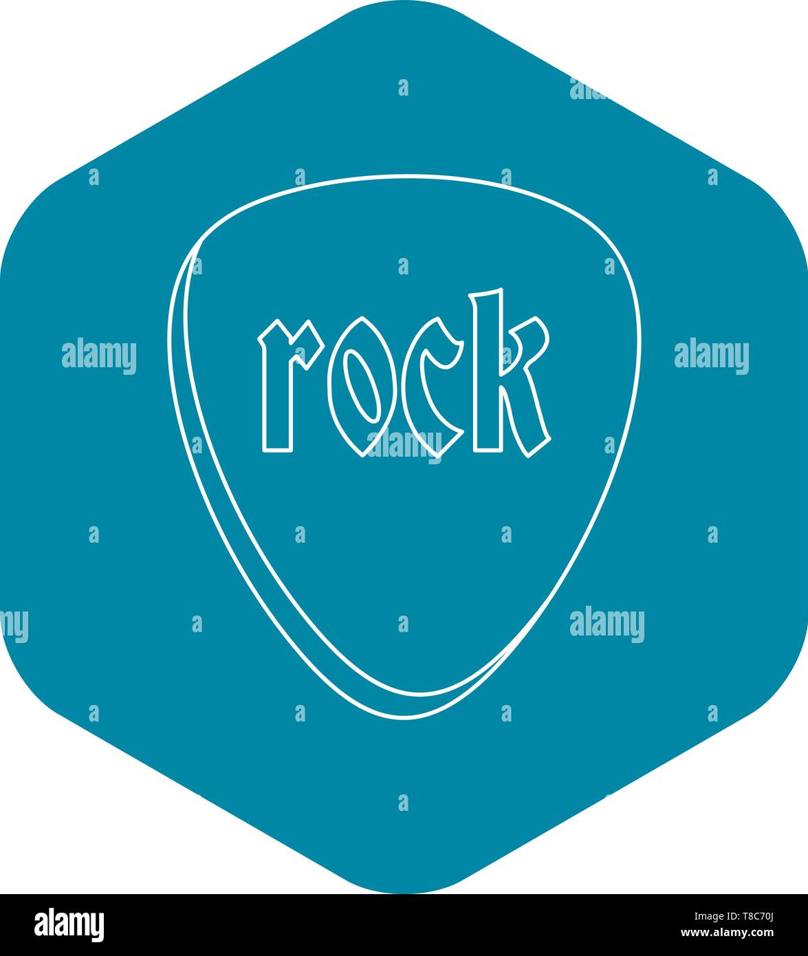 Rock stone icon, outline style Stock Vector Image & Art - Alamy