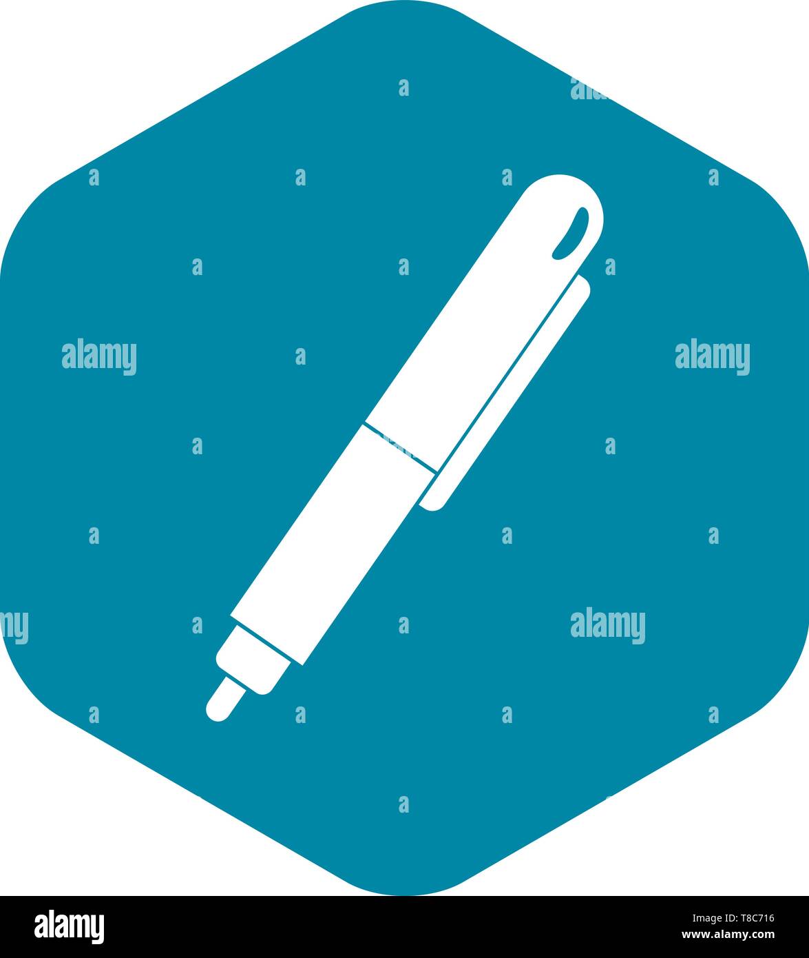 Marker pen icon, simple style Stock Vector Image & Art - Alamy