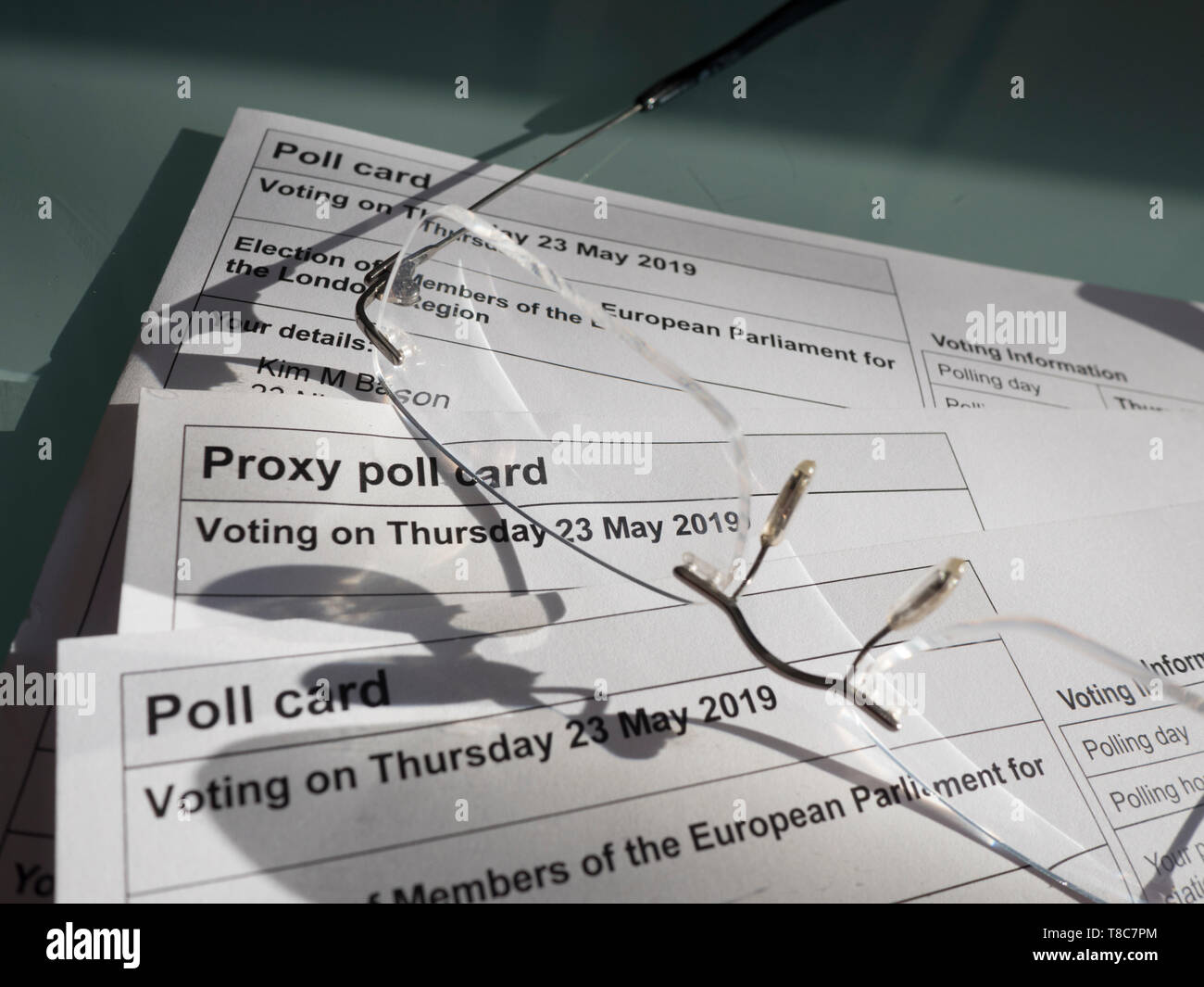 Poll card and Proxy Poll card for Election of Members of the European ...