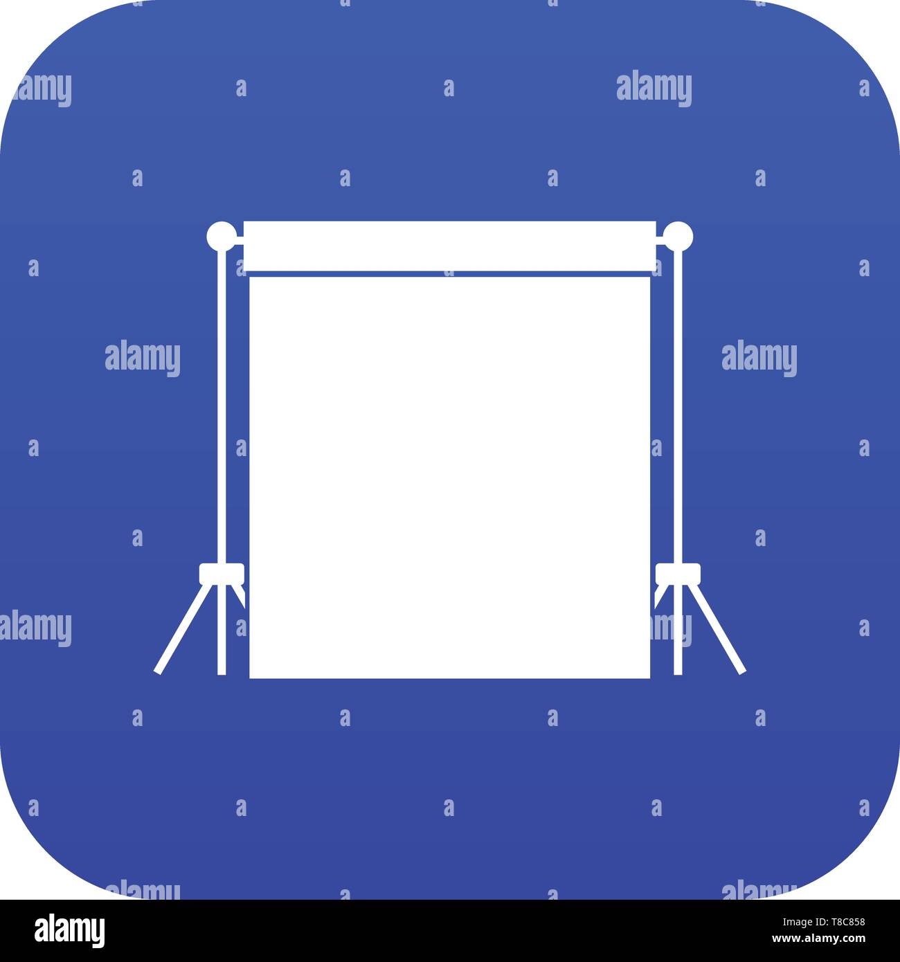 Studio backdrop icon digital blue Stock Vector Image & Art - Alamy