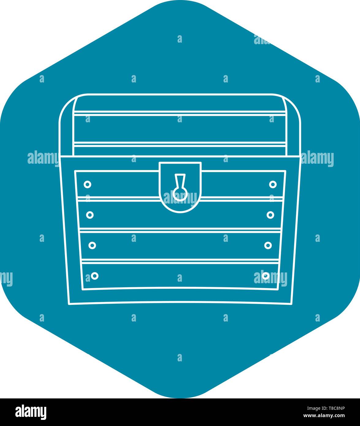 Chest icon, outline style Stock Vector Image & Art - Alamy