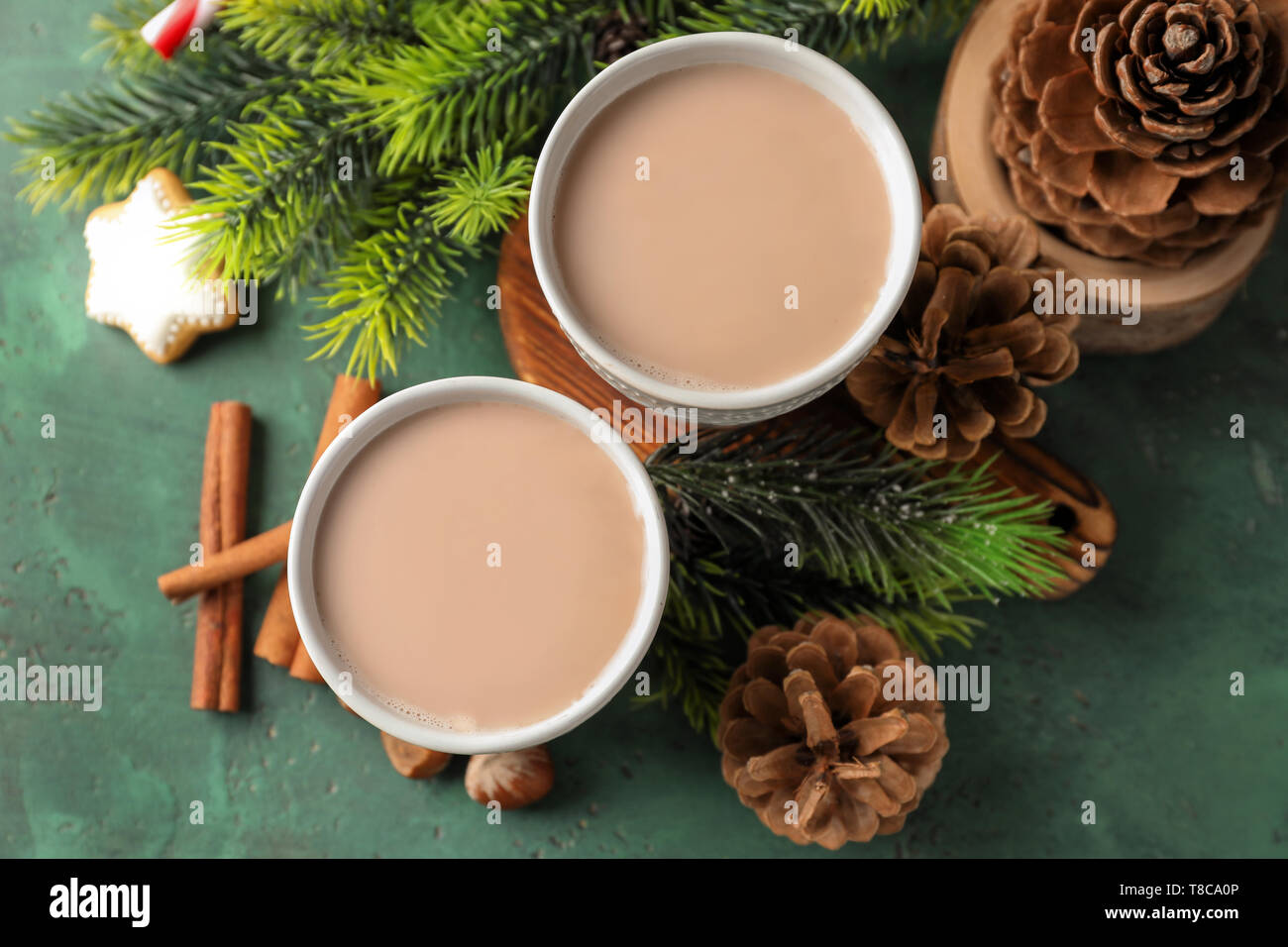 Hot cocoa fir branches hi-res stock photography and images - Alamy
