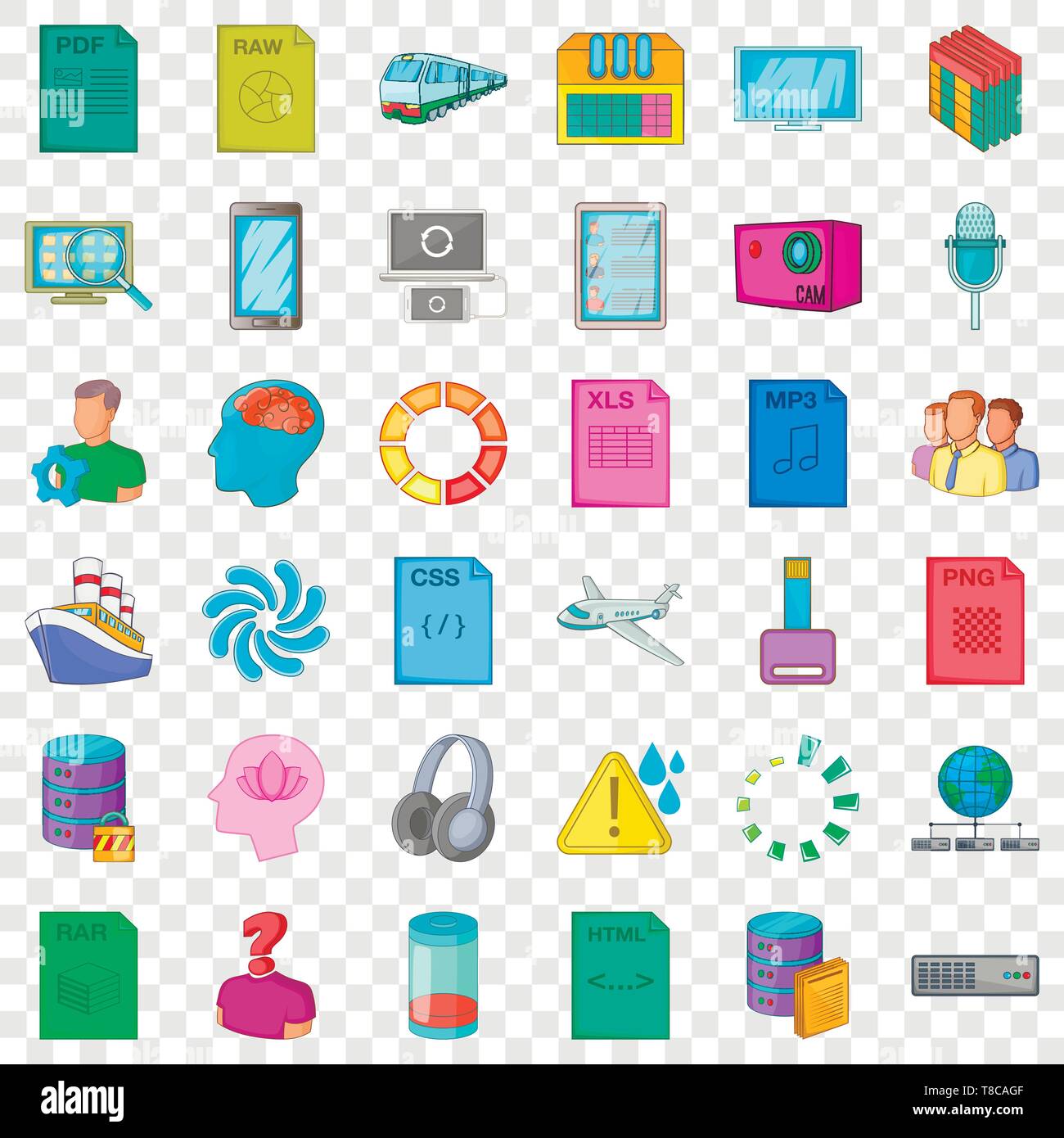 Man headphones train Stock Vector Images - Alamy