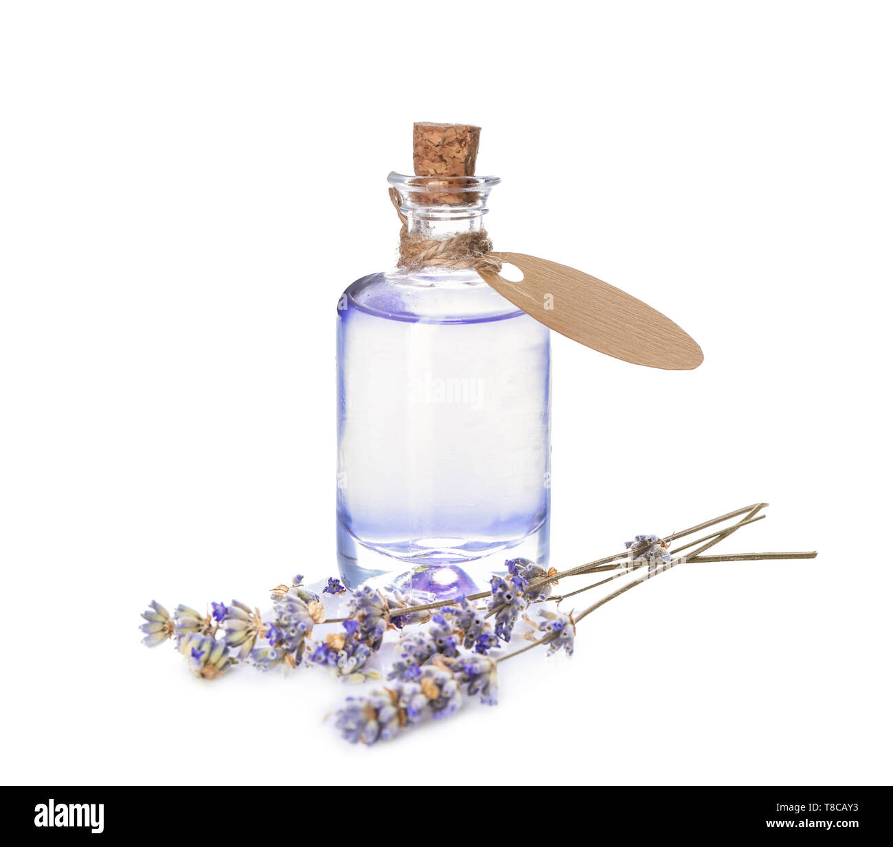 Lilac perfume bottle Cut Out Stock Images & Pictures - Alamy