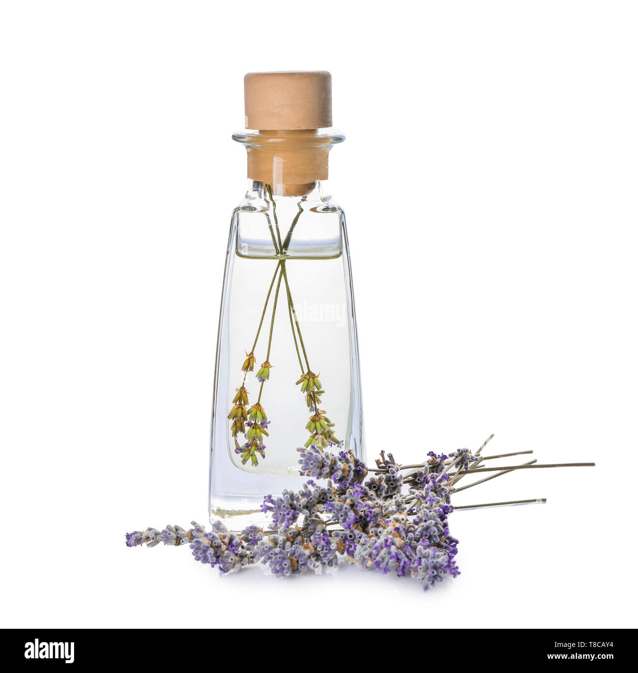 Lilac perfume bottle Cut Out Stock Images & Pictures - Alamy