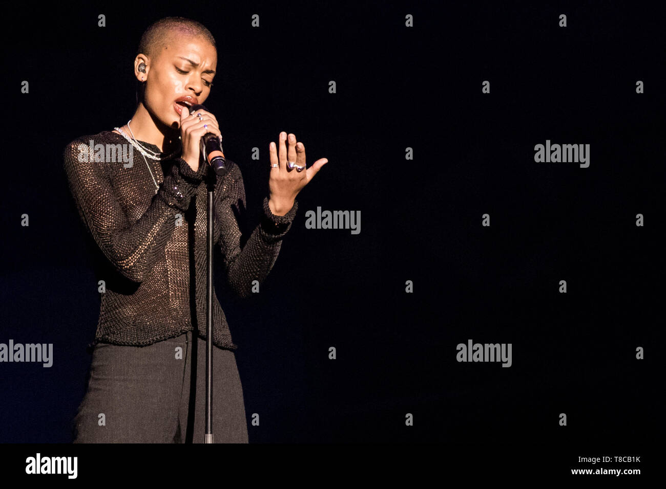 Milan Italy. 11 May 2019. The Nigerian-American singer-songwriter and ...