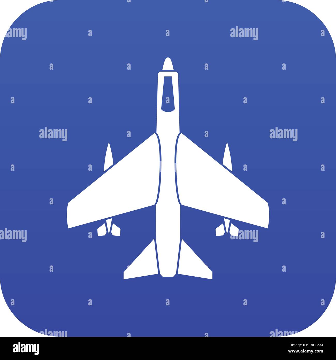 Armed fighter jet icon digital blue Stock Vector Image & Art - Alamy
