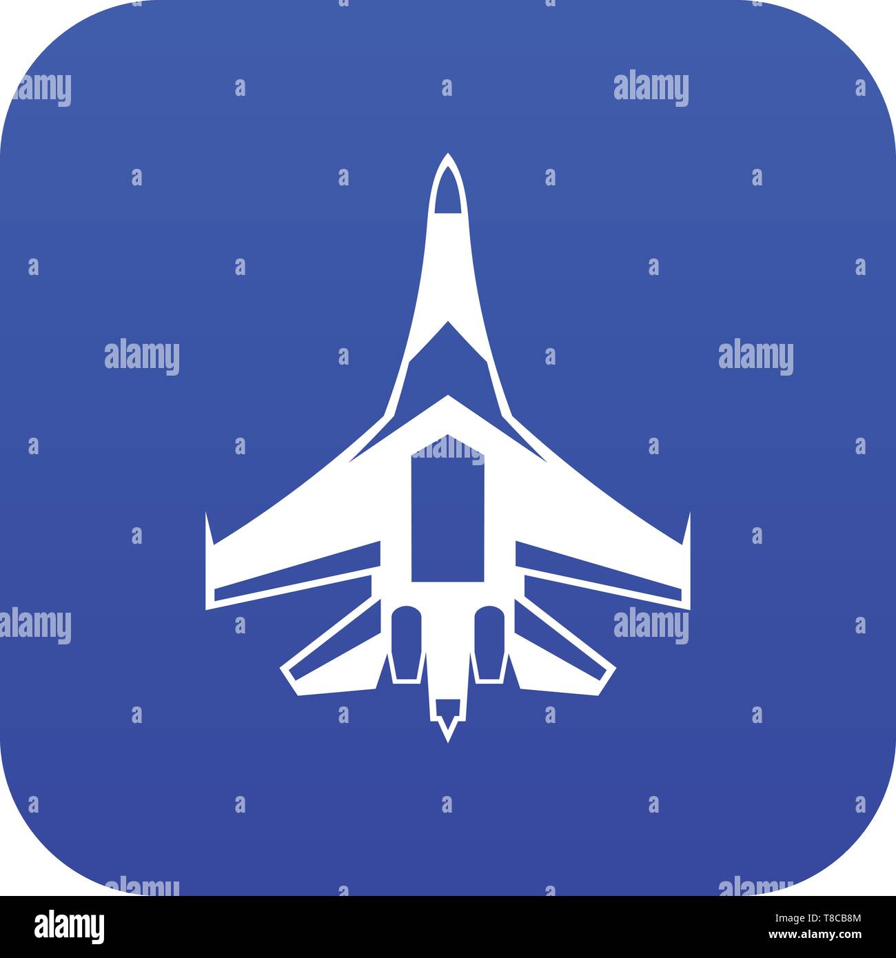 Jet fighter plane icon digital blue Stock Vector Image & Art - Alamy