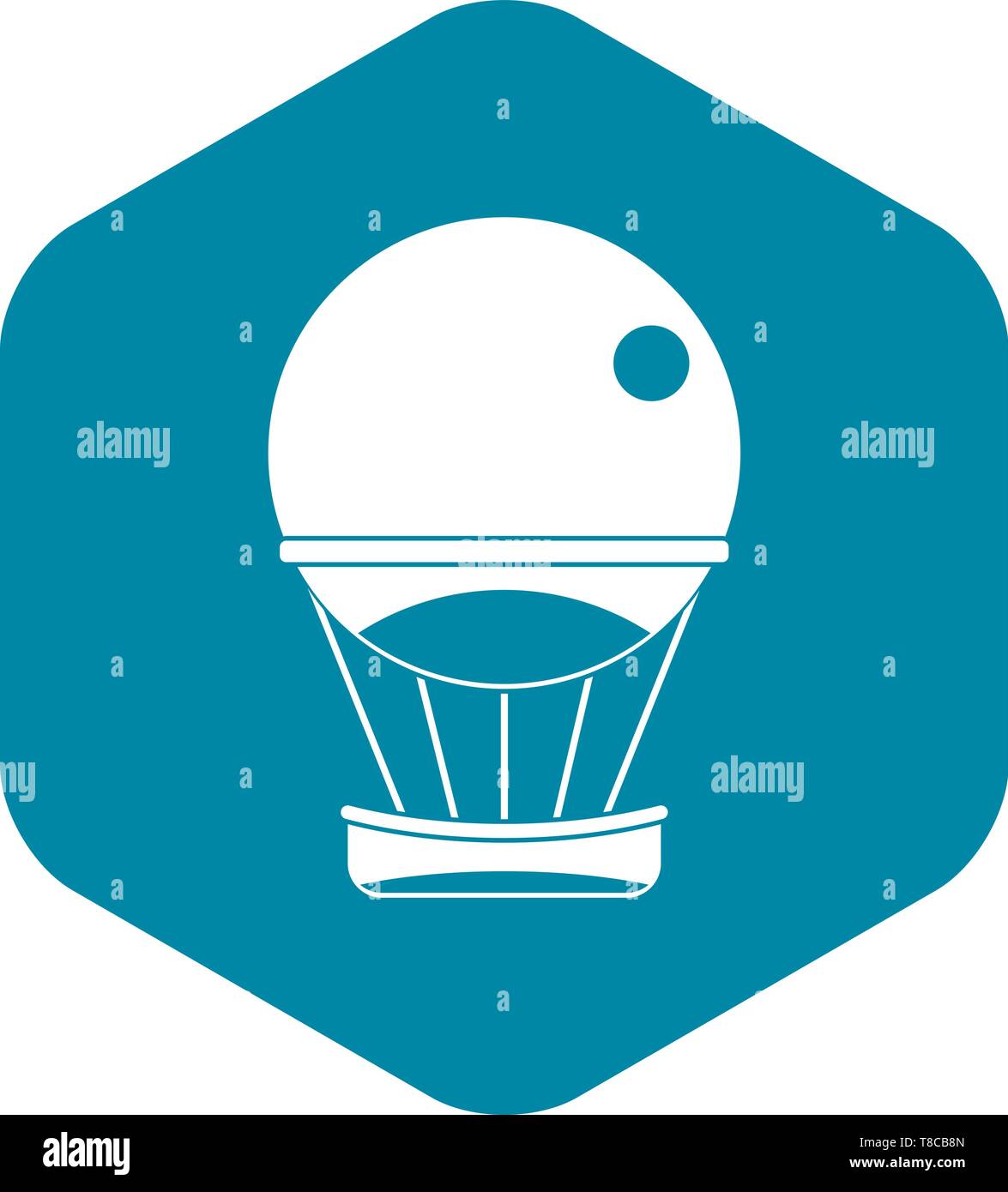 Aerostat balloon icon, simple style Stock Vector Image & Art - Alamy
