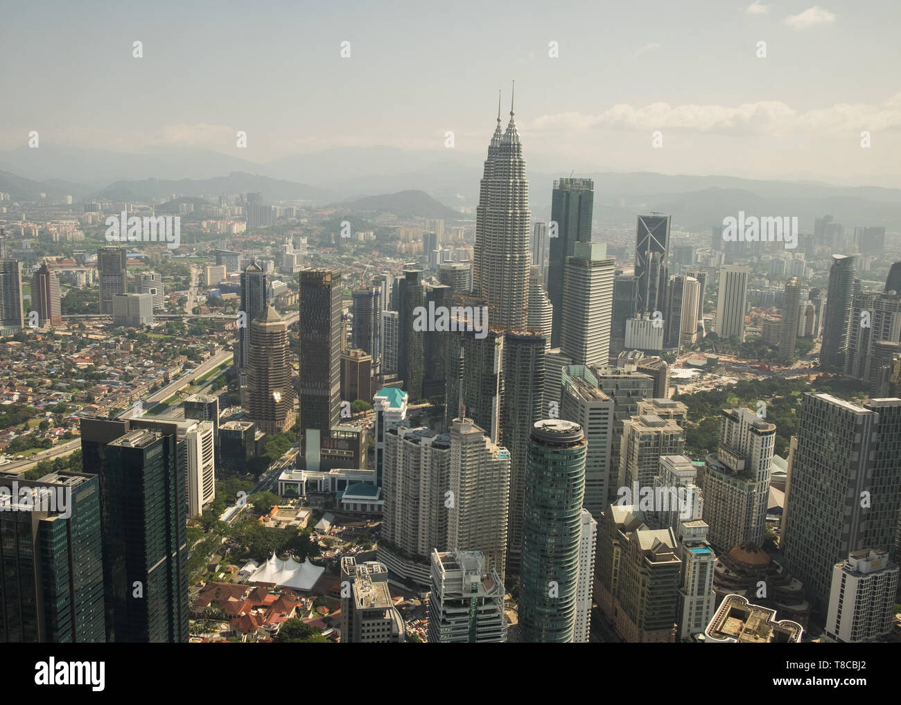 Aerial view of skyscrapers in Kuala Lumpur, Malaysia Stock Photo - Alamy