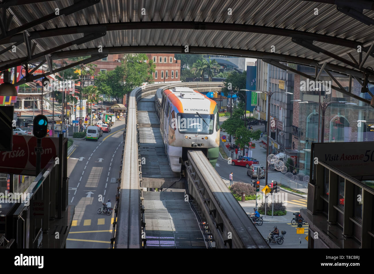 Kuala Lumpur (KL) Monorail, it is an urban intercity rail system with ...