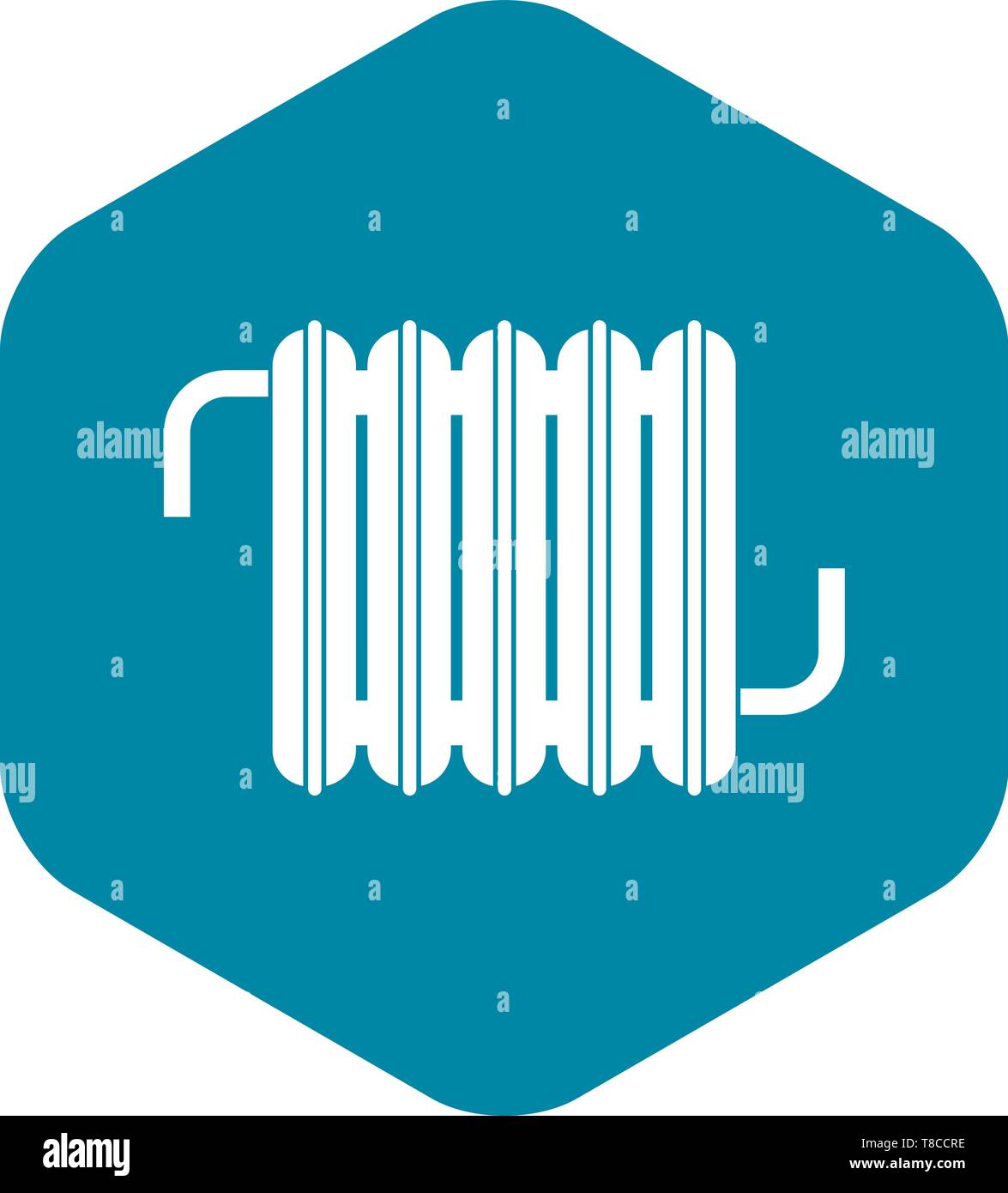 Radiator icon, simple style Stock Vector Image & Art - Alamy