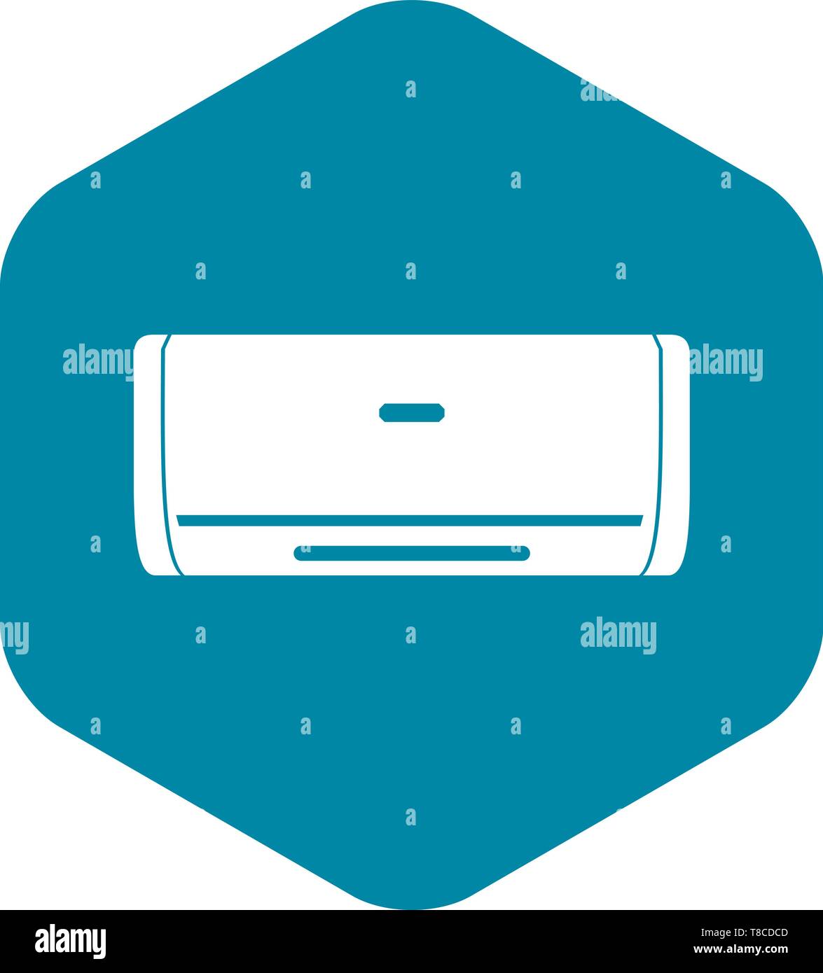 Internal unit air conditioner icon, simple style Stock Vector Image ...