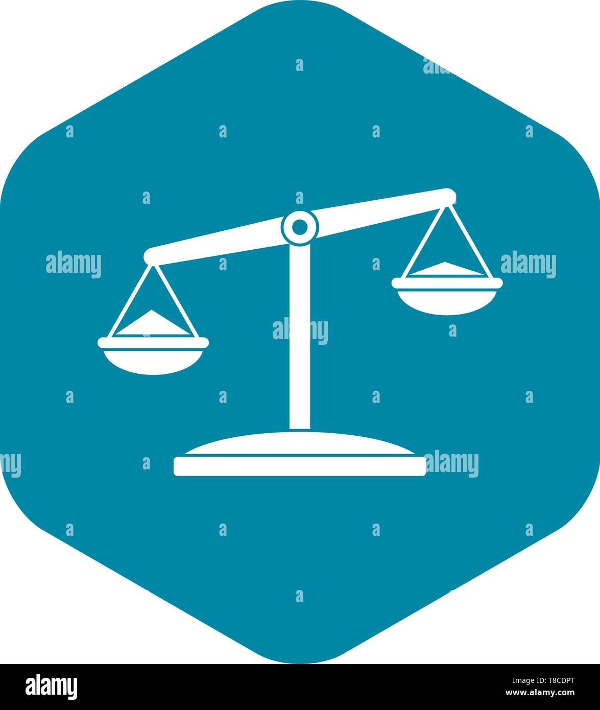 Retro scales icon, simple style Stock Vector Image & Art - Alamy