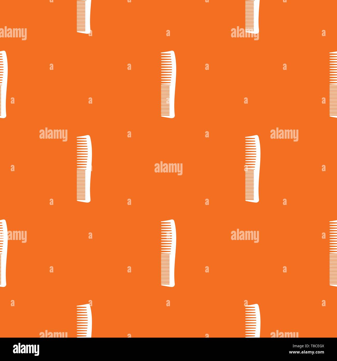 Small comb pattern vector orange Stock Vector Image & Art - Alamy