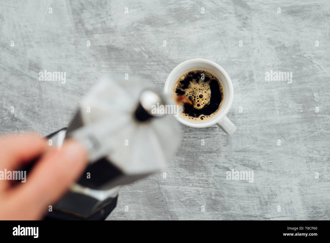 Filling coffee hi-res stock photography and images - Alamy