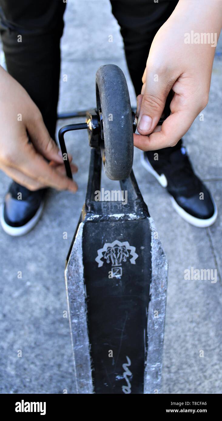 Stunt Scooters High Resolution Stock Photography and Images - Alamy