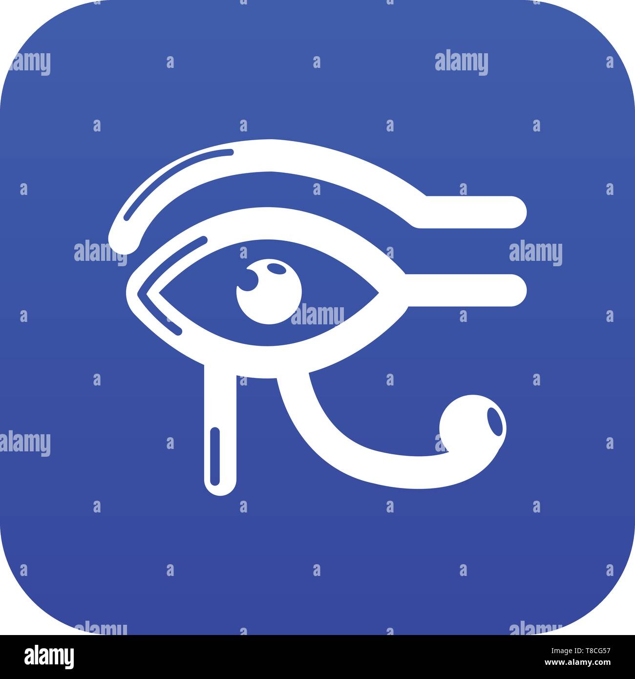 Eye horus icon blue vector Stock Vector Image & Art - Alamy
