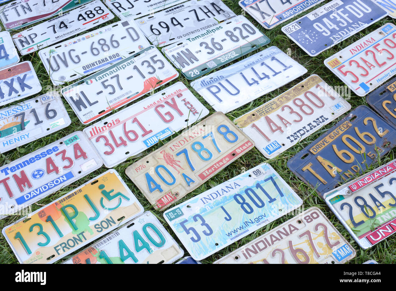 Usa Car Number Plates Stock Photos & Usa Car Number Plates Stock Images ...