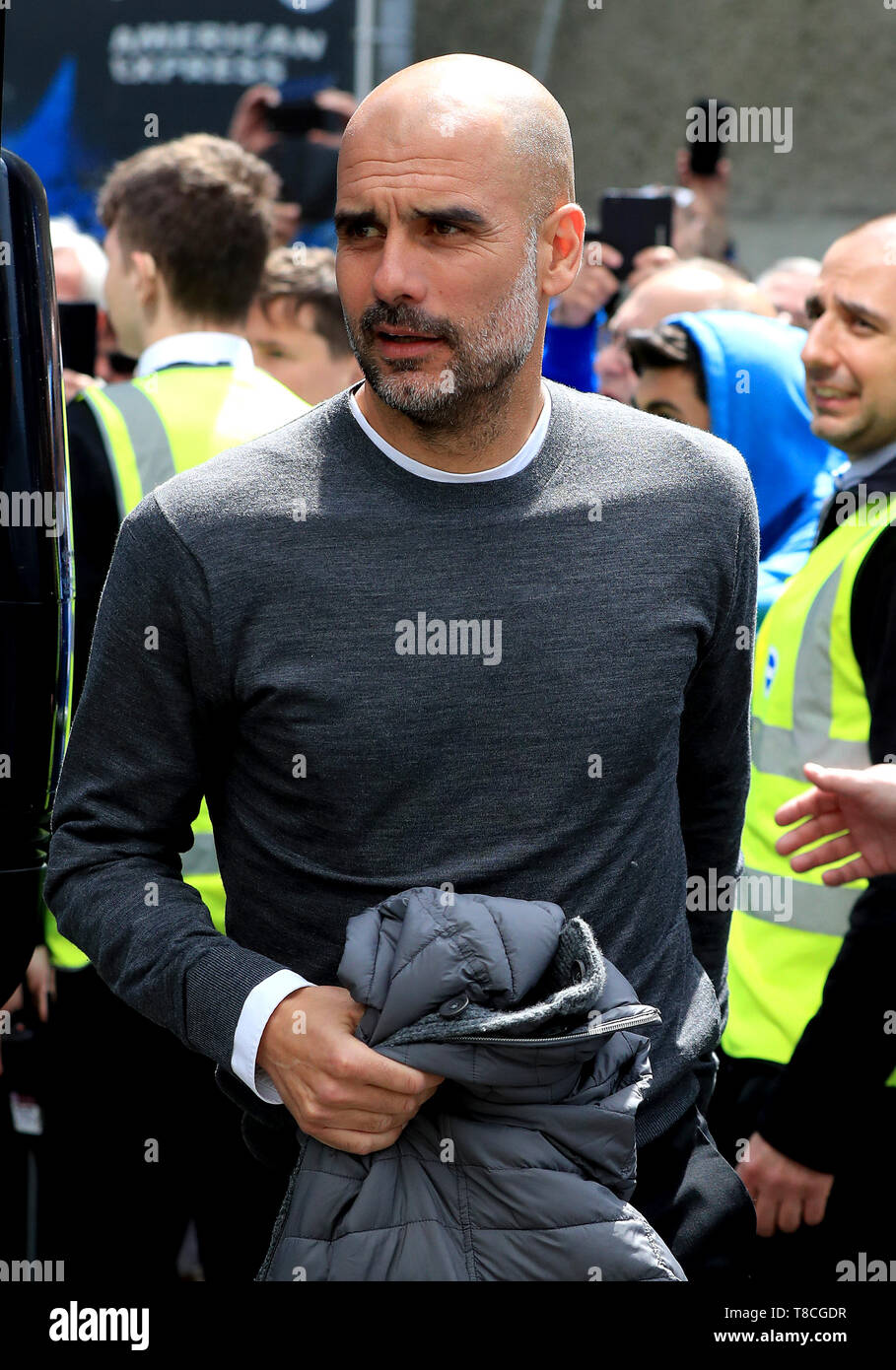 Manchester City manager Pep Guardiola arrives for the Premier League ...
