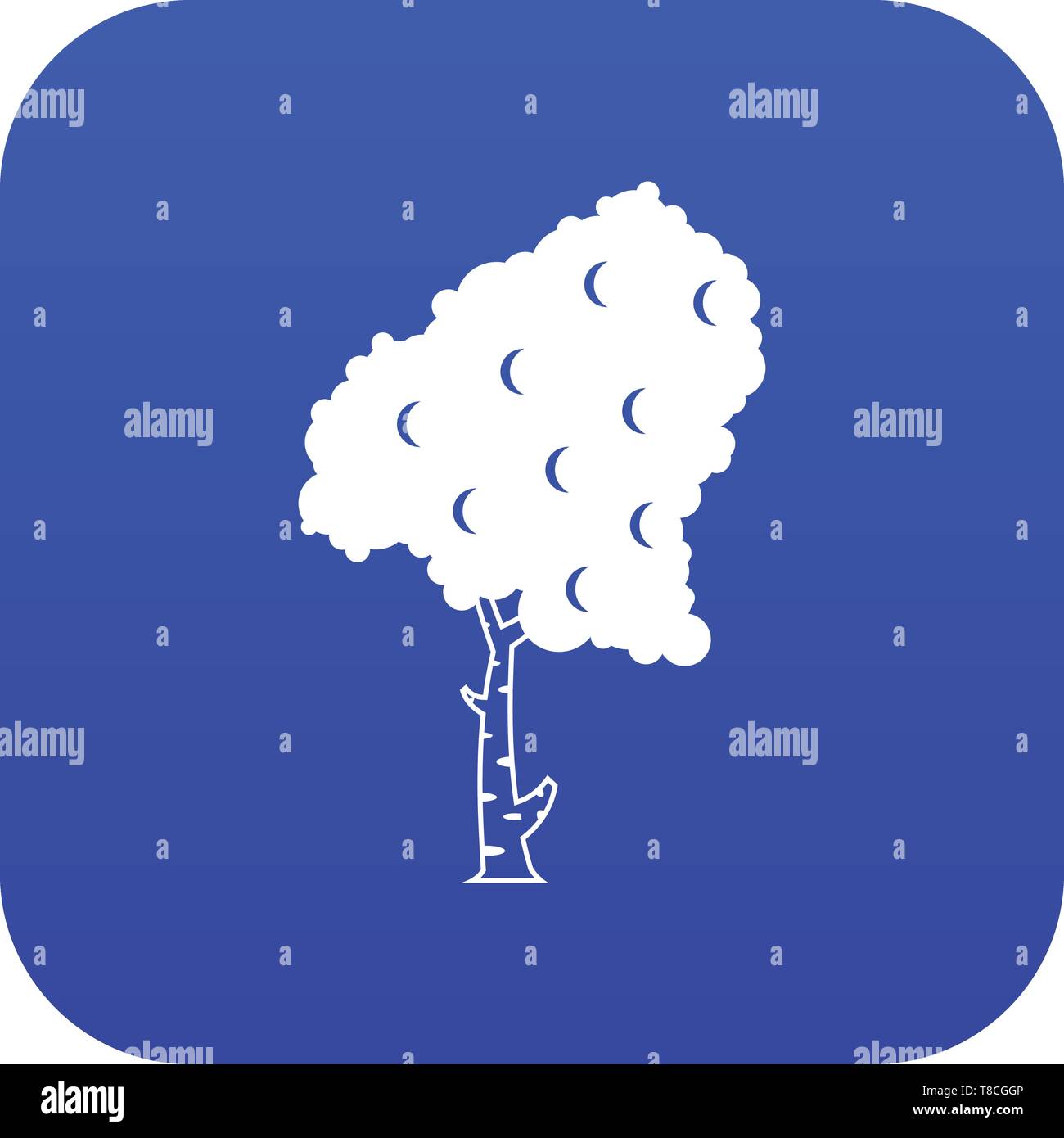 Birch icon digital blue Stock Vector Image & Art - Alamy