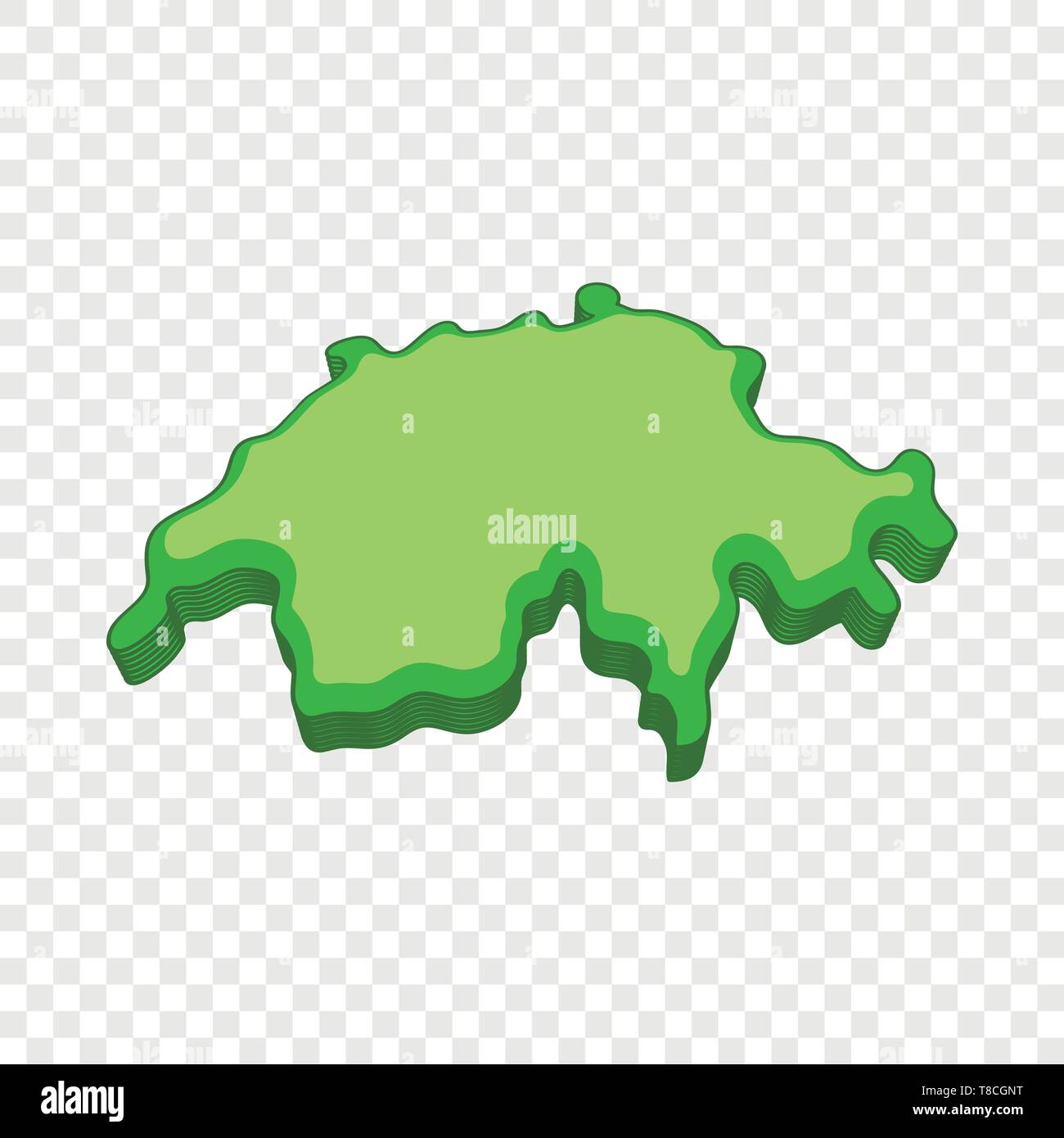 Map of Switzerland icon, cartoon style Stock Vector Image & Art - Alamy