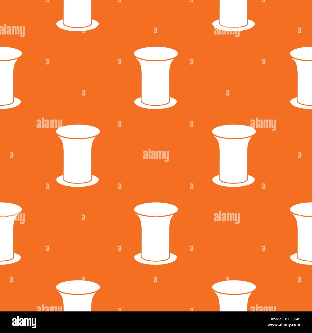 Office bucket pattern vector orange Stock Vector Image & Art - Alamy