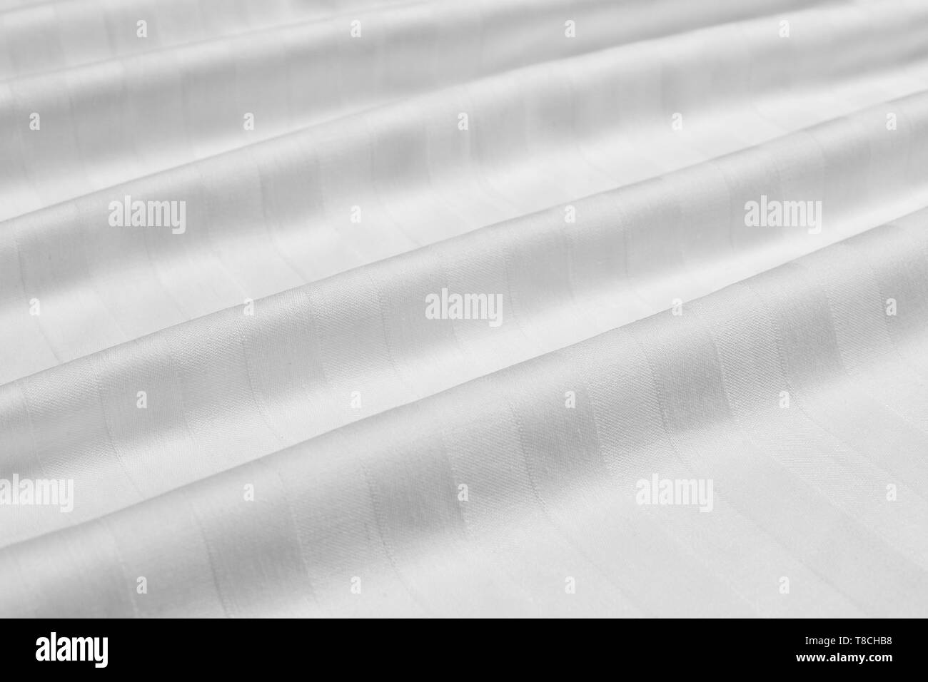 Crumpled bed linen, closeup Stock Photo - Alamy