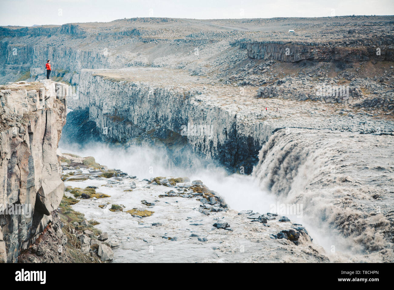 Icelandic landscape with waterfall hi-res stock photography and images ...