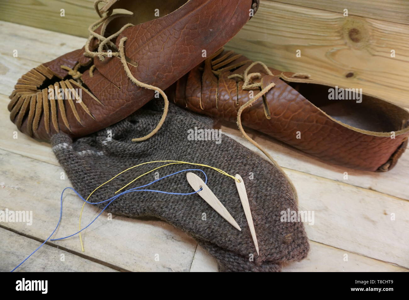 Anglo saxon fabric hi-res stock photography and images - Alamy