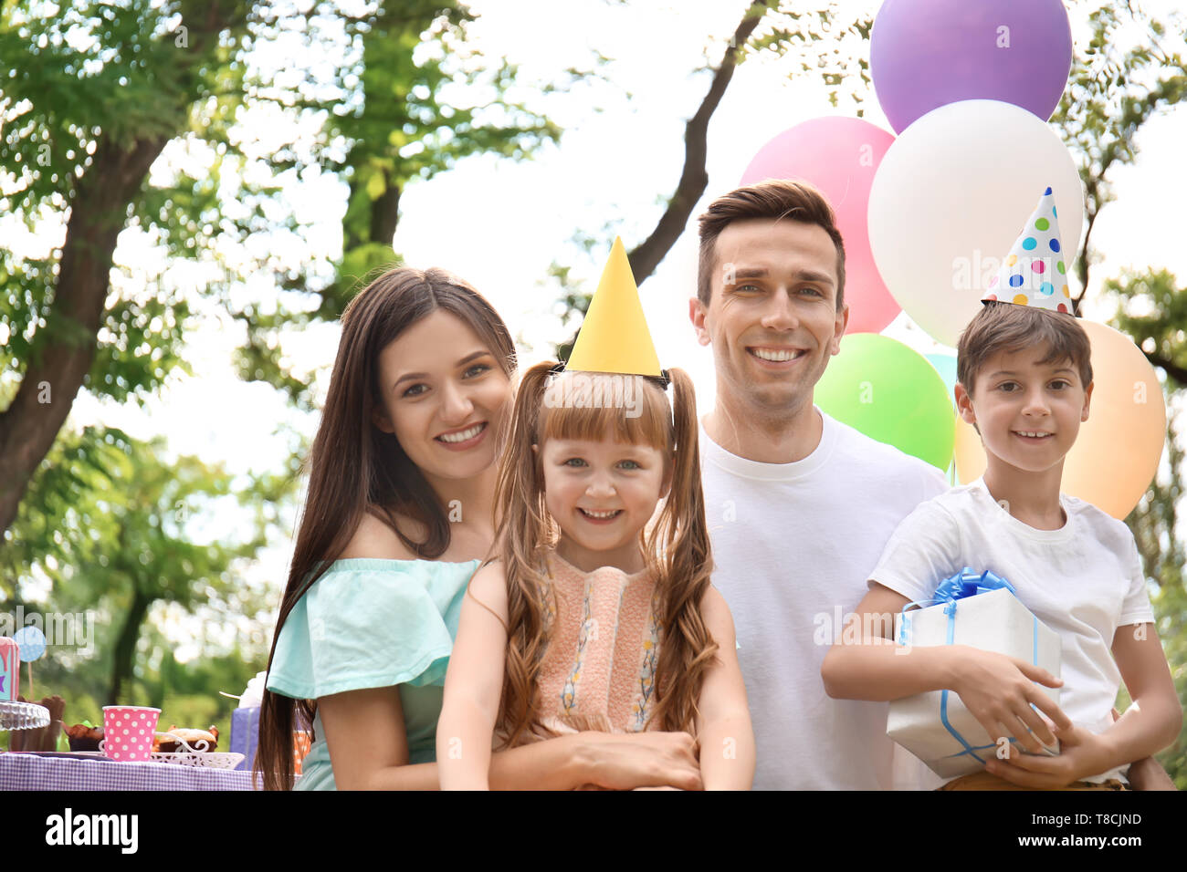 Birthday party outdoors hi-res stock photography and images - Alamy