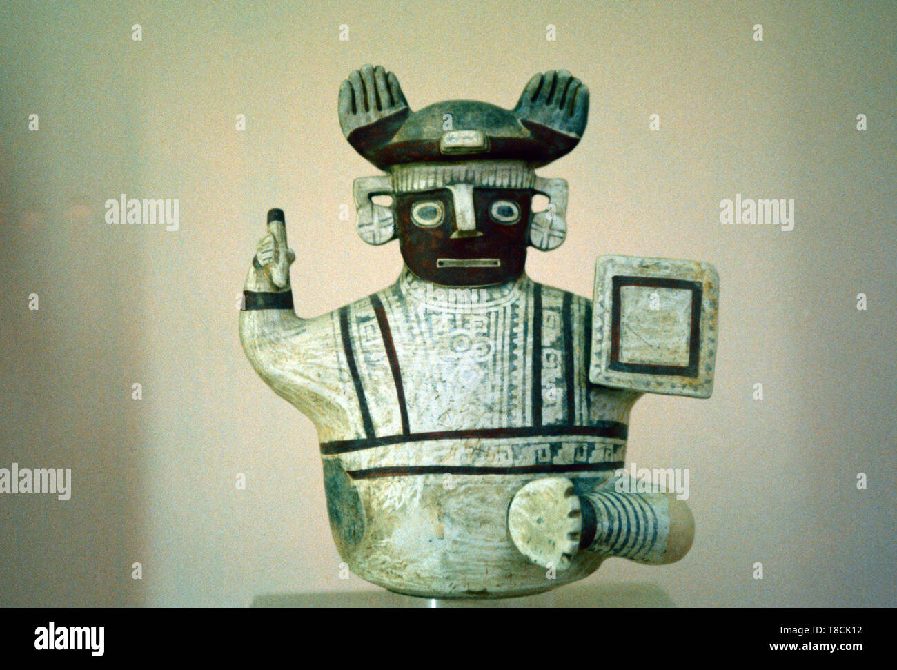 Recuay ceramic,National Museum of Anthropology,Lima,Peru Stock Photo ...