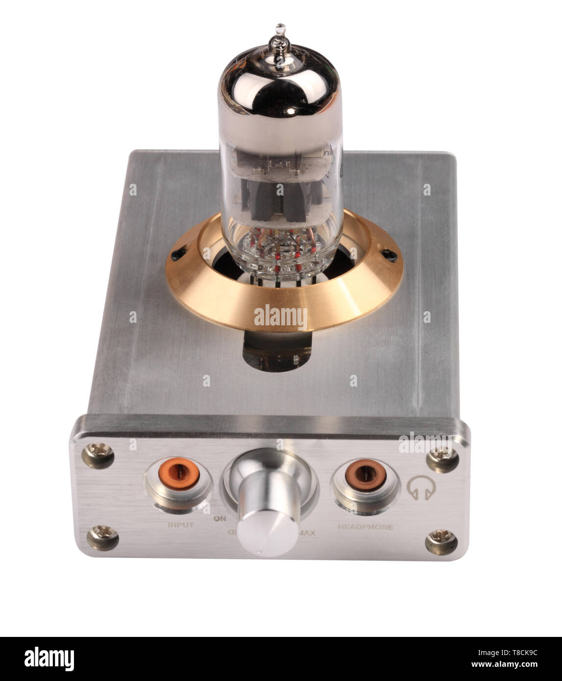 Vacuum Tube Amplifier Isolated Stock Photo - Alamy