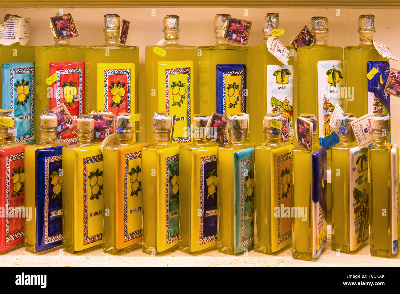 Limoncello liqueur bottles hi-res stock photography and images - Alamy