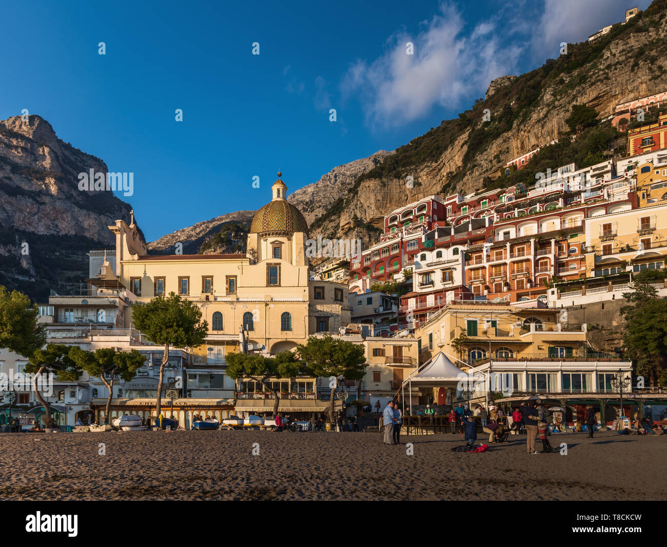 Positano church hi-res stock photography and images - Alamy