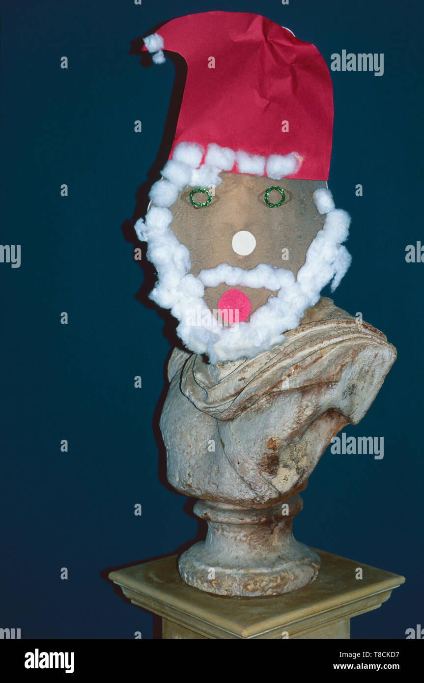 A funny take on Santa Claus,Puerto Rico Stock Photo - Alamy