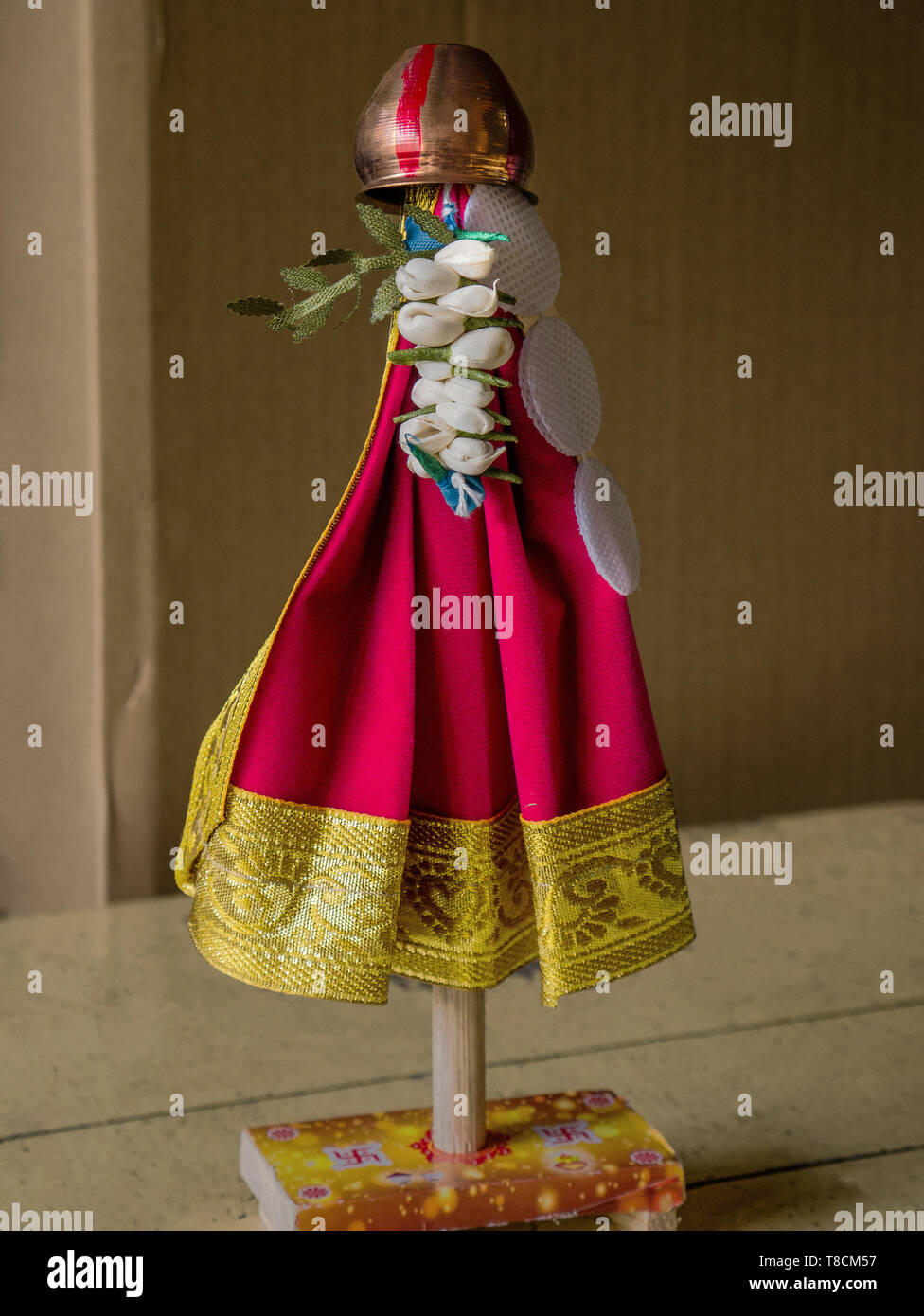 6-Apr-2019-Gudi Padwa a Cosept Gudhi a flag, garlanded with flowers ...
